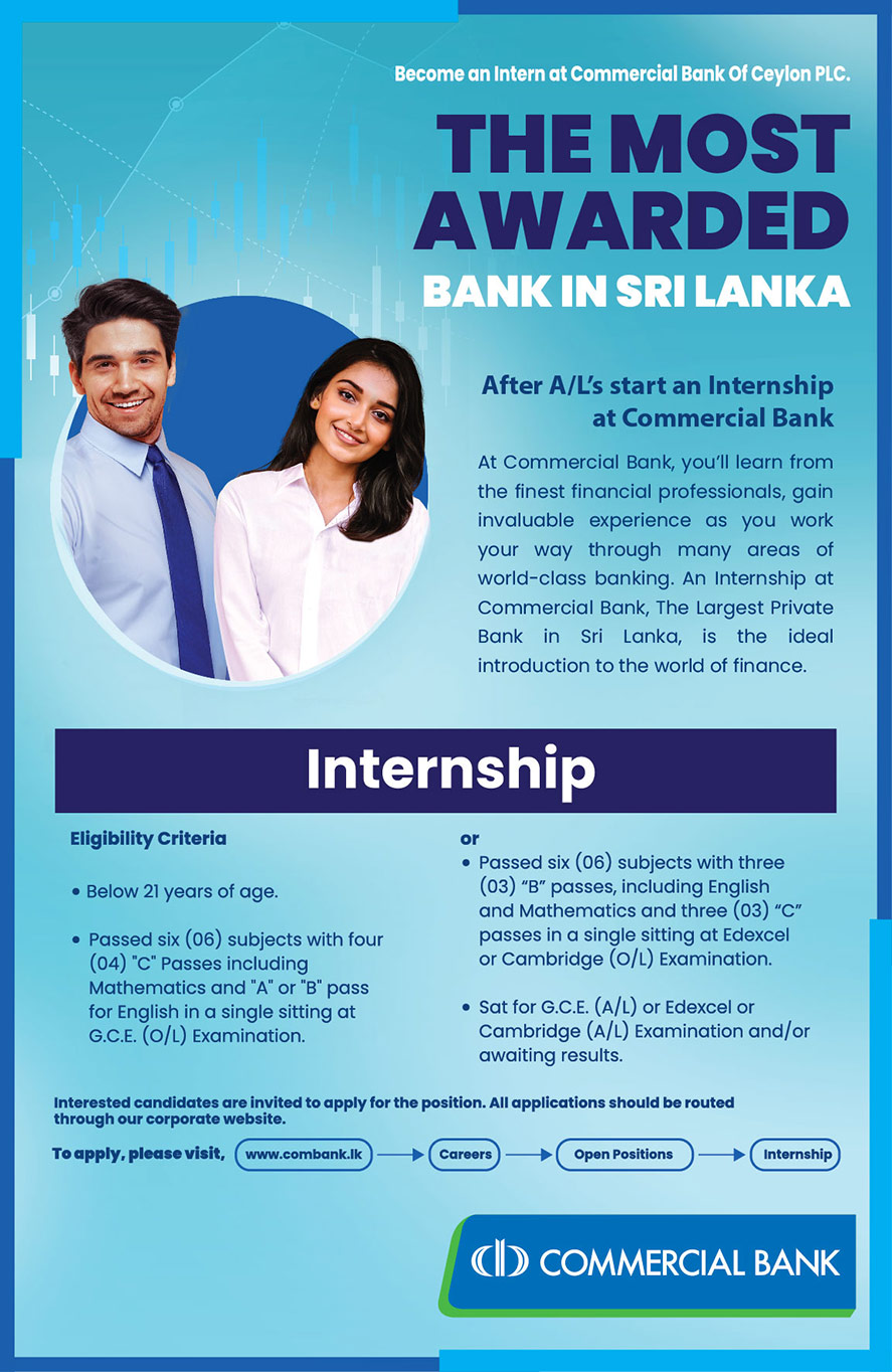 Internship – Commercial Bank Job Vacancies 2025 - Tasty Learning
